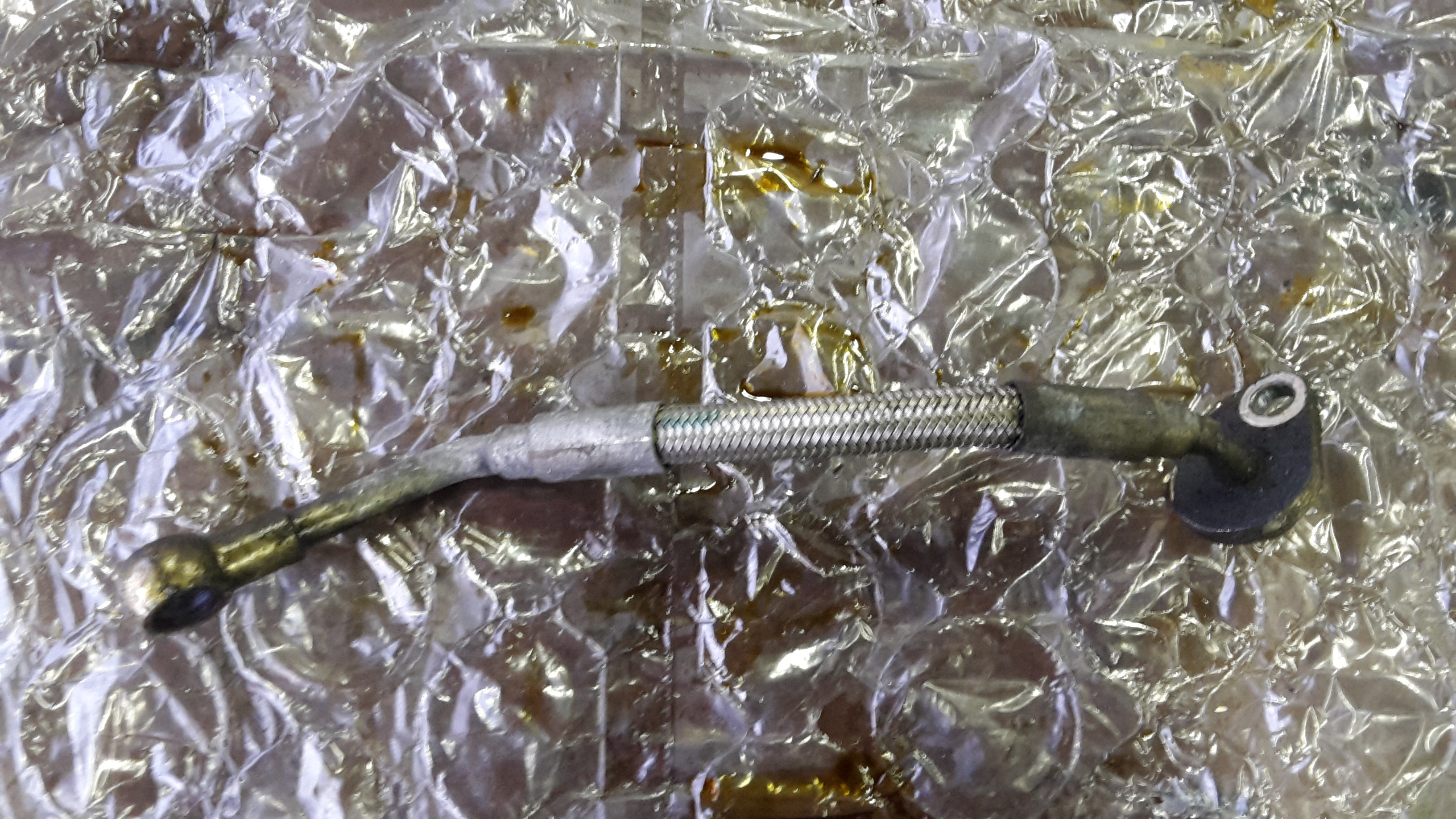 TUBO RACCORDO ADDUZIONE OLIO TURBOCOMPRESSORE TWINAIR 0.9 FIAT LANCIA ...