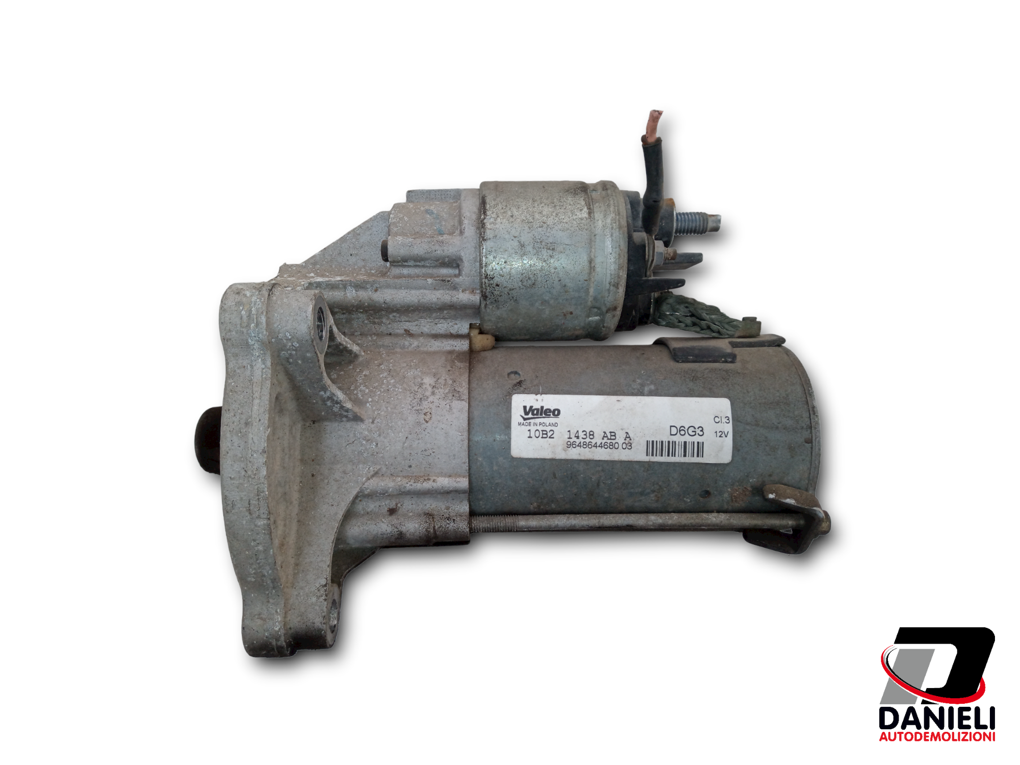 Motorino Avviamento 12V 1,2KW Peugeot 207 206 307 Citroen C3 C2 C4 ...