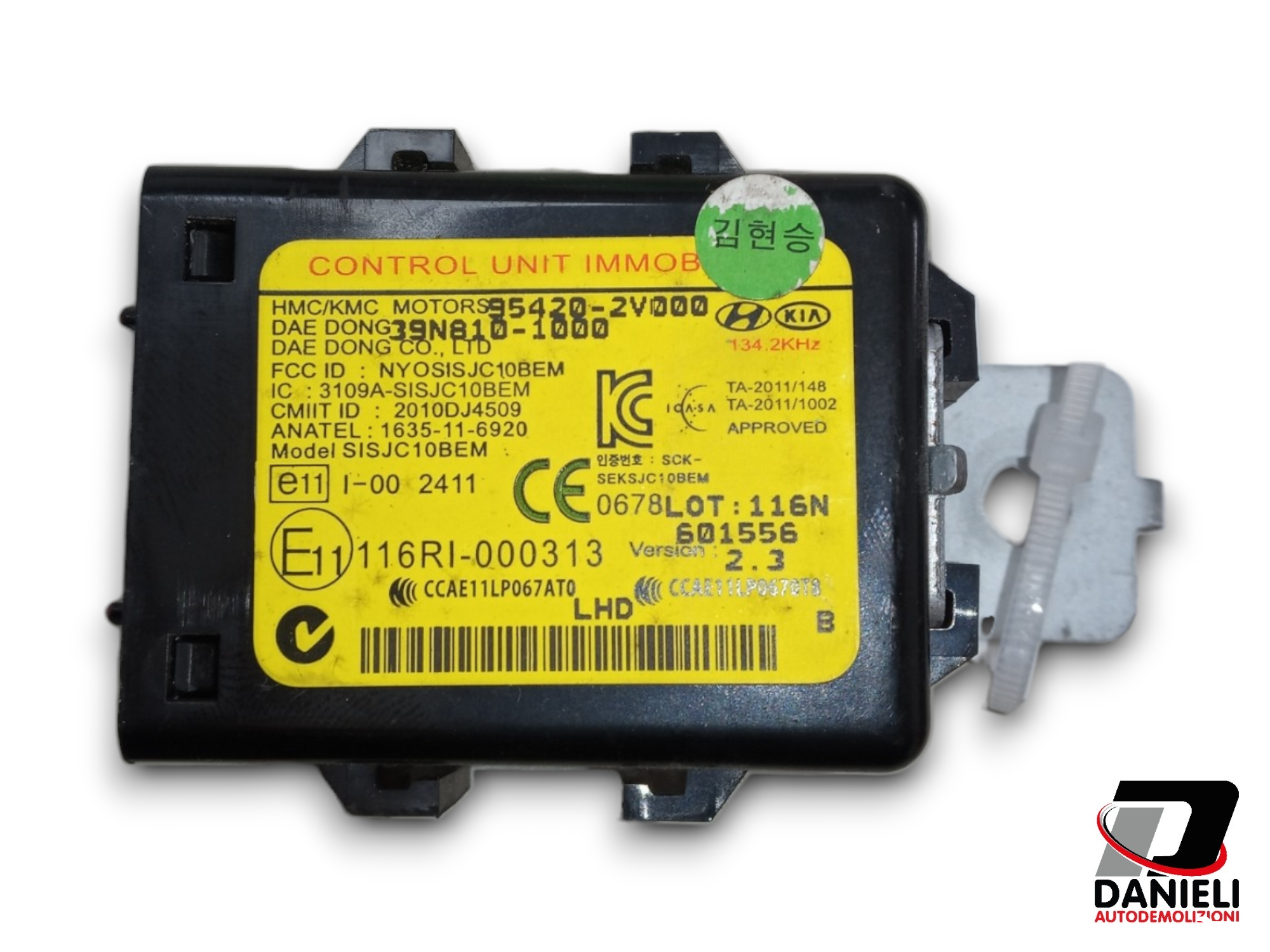 Centralina Immobilizer Kia Rio Sportage Hyndai Tucson | Ricambi Usati