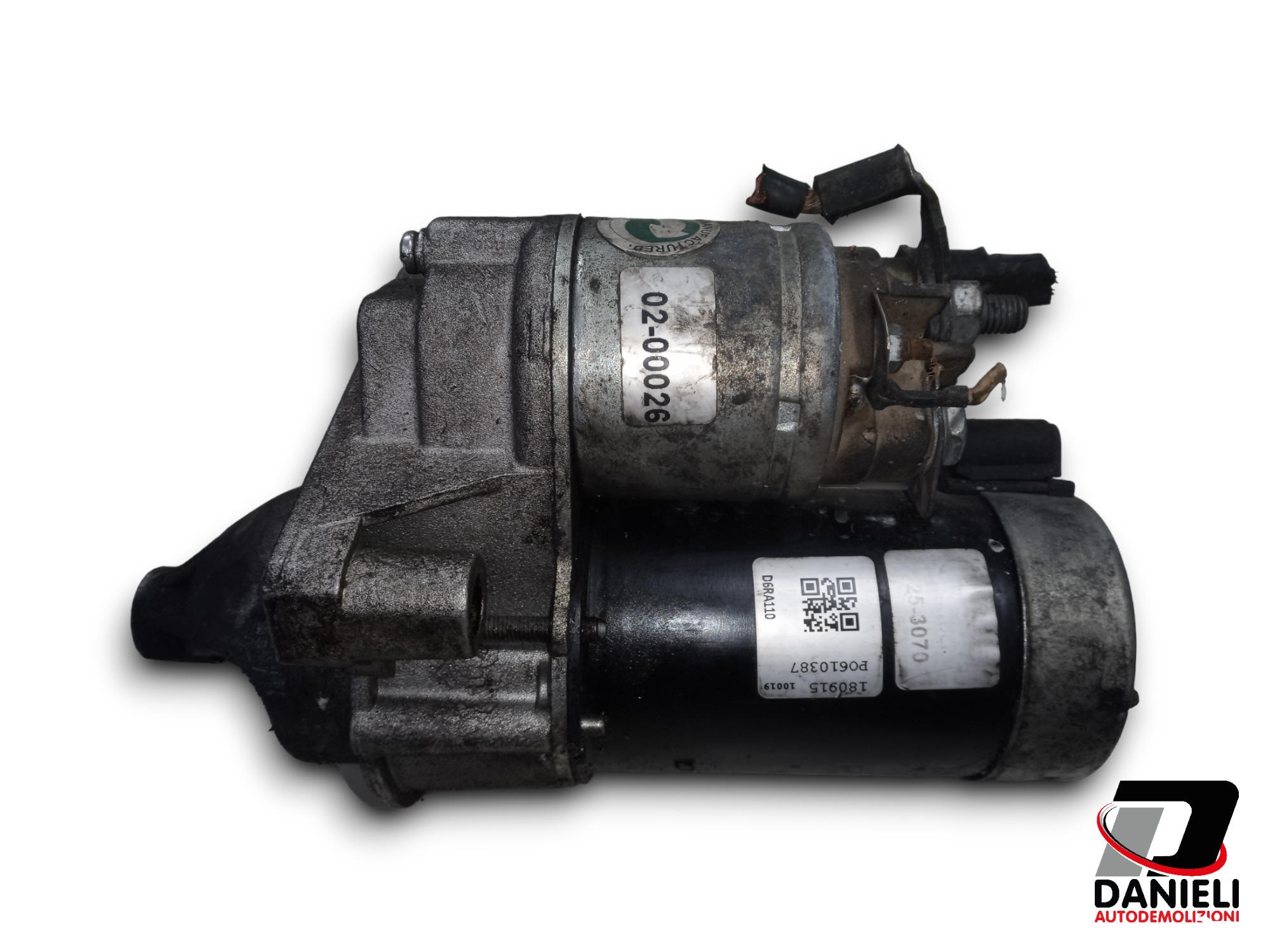 Motorino Avviamento 12V 1,4KW Peugeot 206 207 307 Citroen C3 C2 Diesel ...